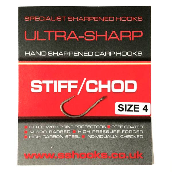 Jason Hayward Hand Sharpened Ultra-Sharp Stiff Chod Carp Hooks – St ...